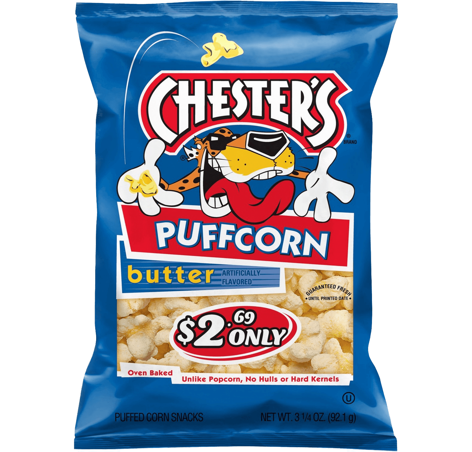 CHESTER'S® Butter Flavored Puffcorn Snacks | FritoLay