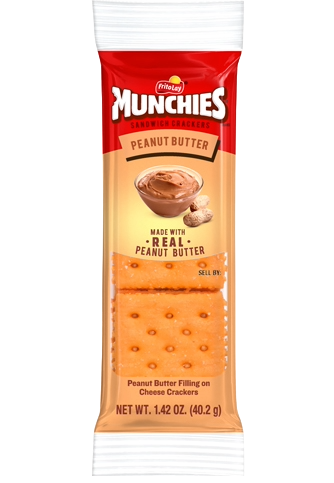 MUNCHIES® Peanut Butter on Cheese Flavored Crackers | FritoLay